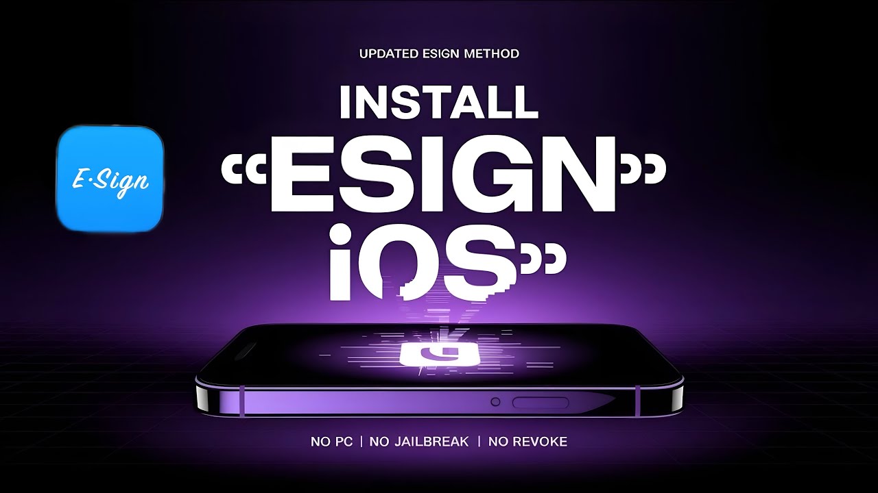 Latest Esign Method for iOS | Install IPA Files on iPhone & iPad ...