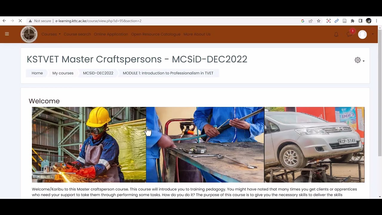 Login in to KTTC LMS - YouTube