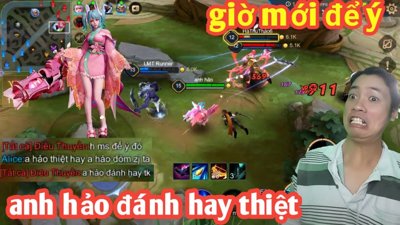 Liên Quân _ Team Bạn Há Mồm Khen Ngợi Anh Hảo Khi Trải Nghiệm Capheny ...