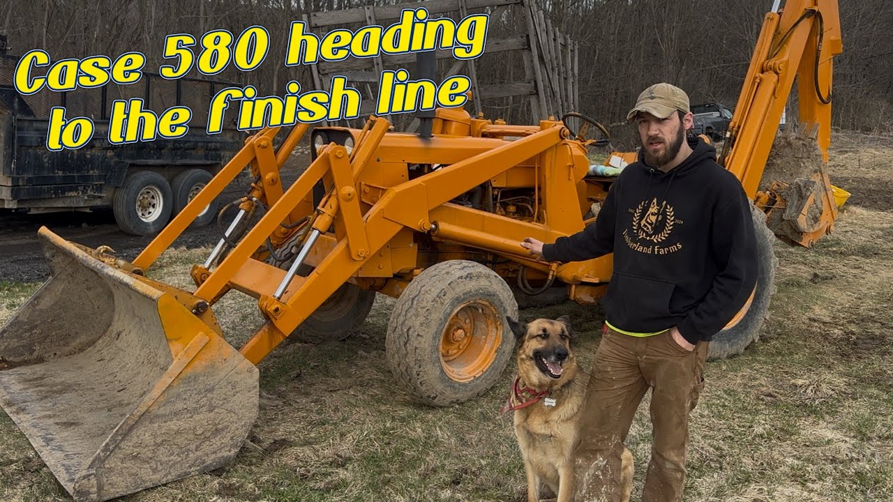 Starting to finalize the Case 580CK project - YouTube