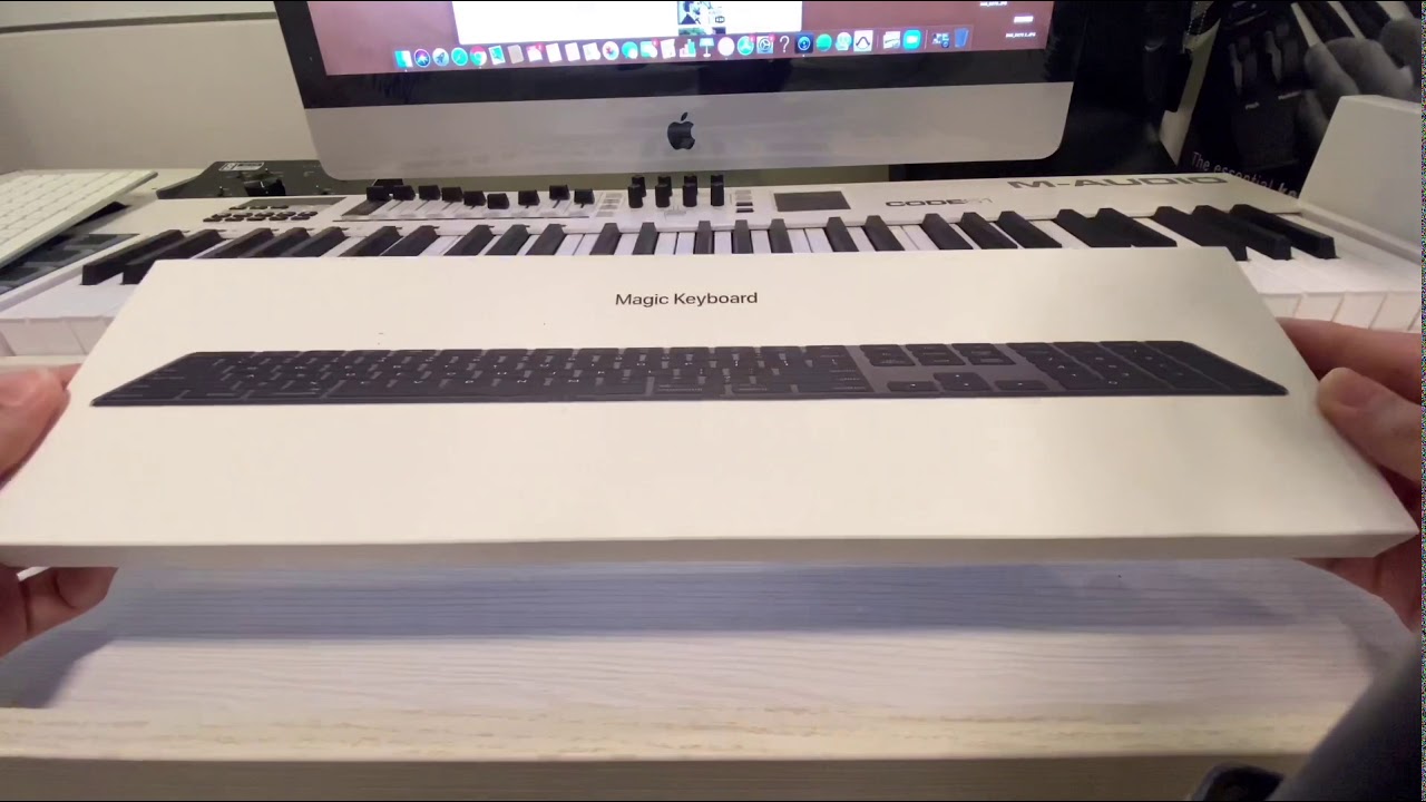 Apple Magic keyboard Space Grey - Unboxing - YouTube