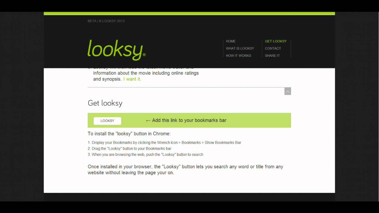 Looksy - Innovative Tool For Getting Movie Trailers and Info On Any ...