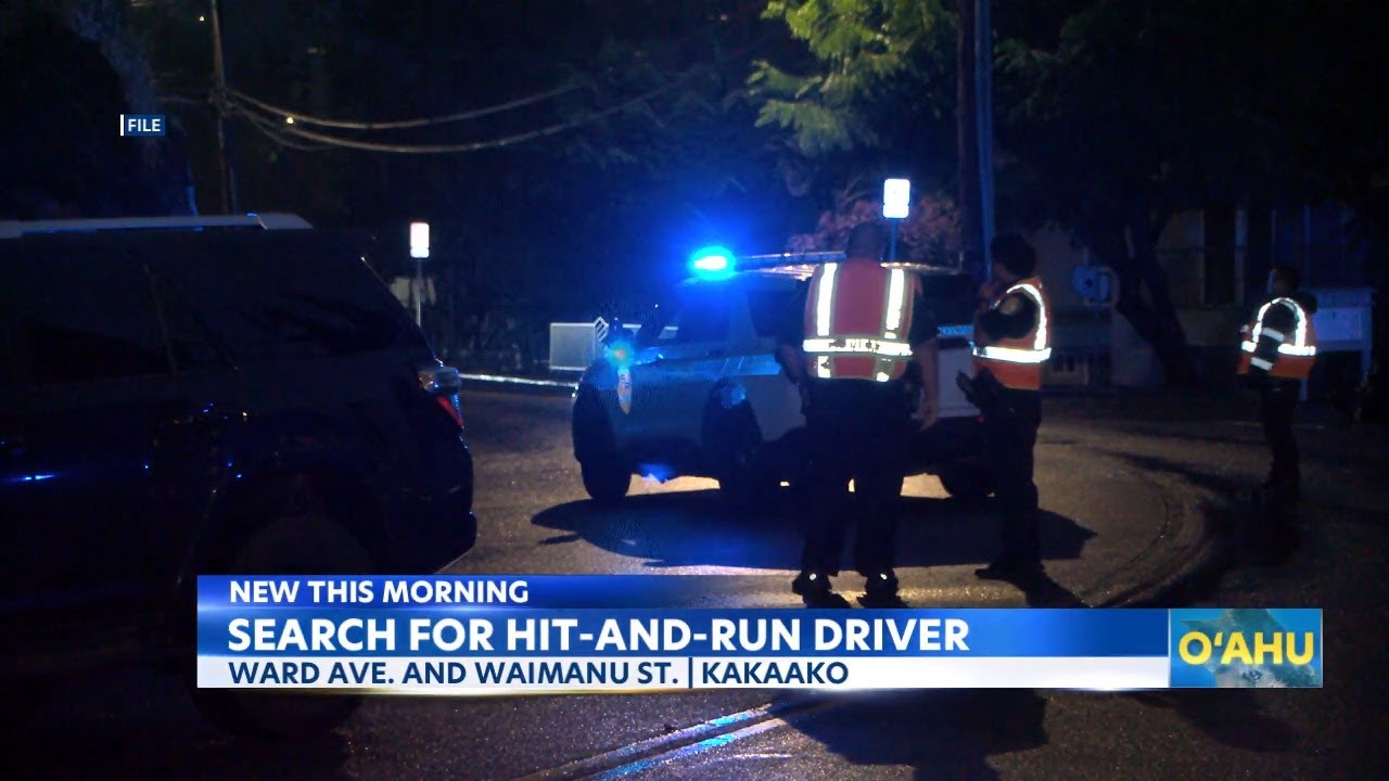 Kakaako hit-and-run leaves pedestrian hospitalized - YouTube