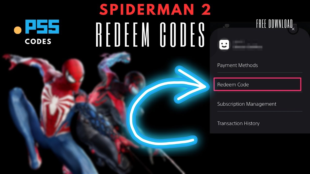 How to get spiderman 2 for FREE ? | PS5 | Tutorial Download code 2024 ...
