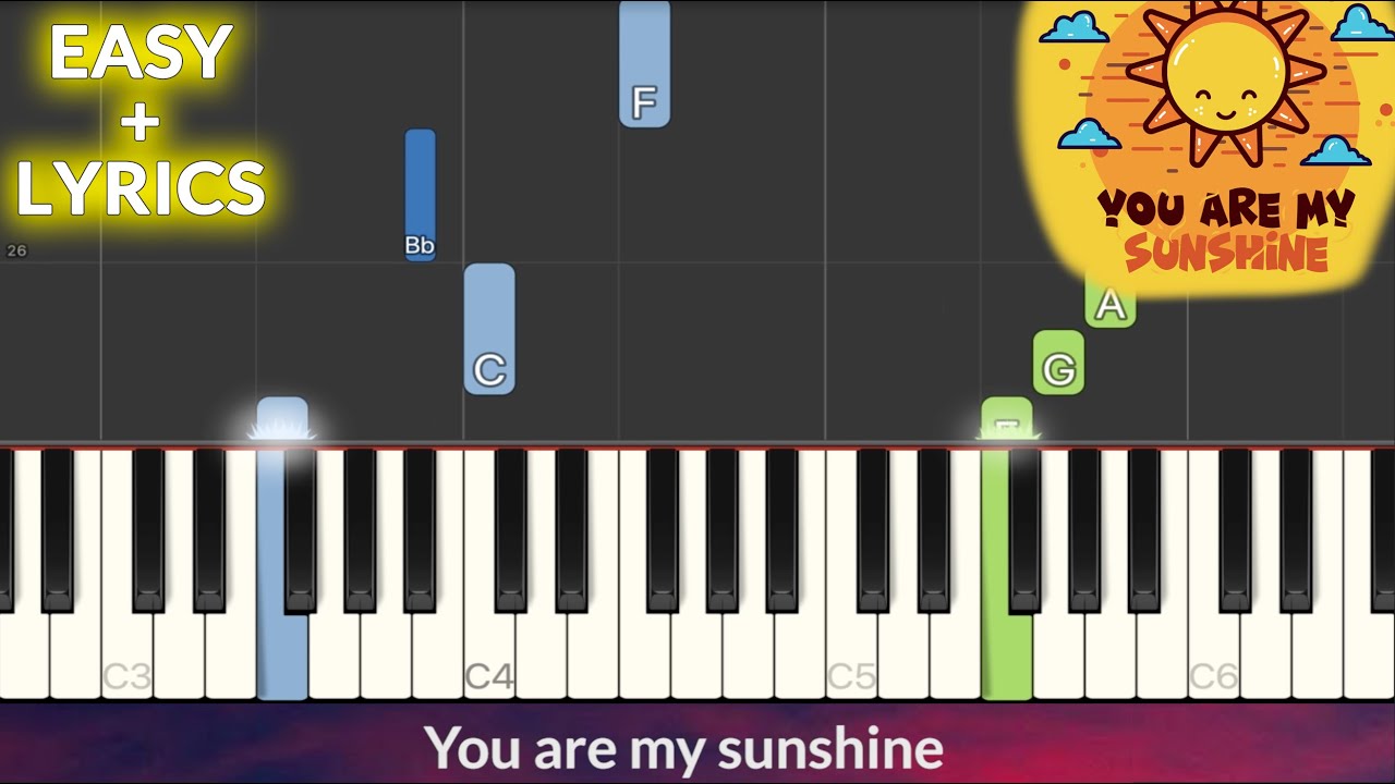 You Are My Sunshine - Moira Dela Torre EASY Piano Tutorial + Lyrics ...