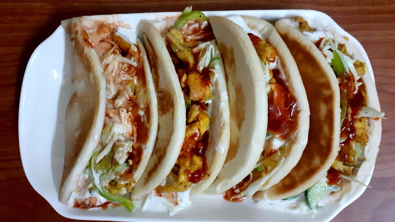 Chicken Shwarma with 3 sauces Recipe|Easy iftar snack recipe|Ramadan ...