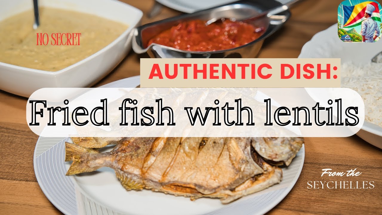 Fried fish with lentils - YouTube