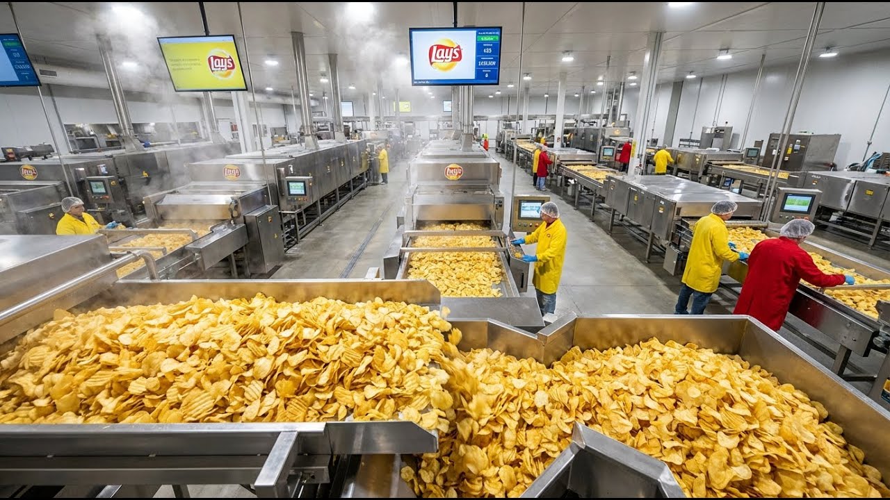 Inside the World's Largest Lay's Factory: From Potato Farm to Billions ...