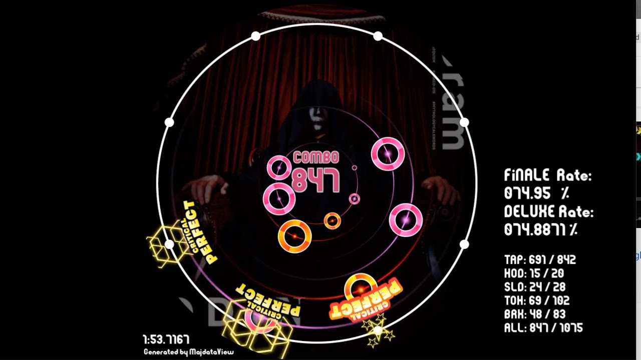 [maimai創作譜面] Odin - Gram MASTER 14+ （でらっくす） Notes designer: Freddie ...