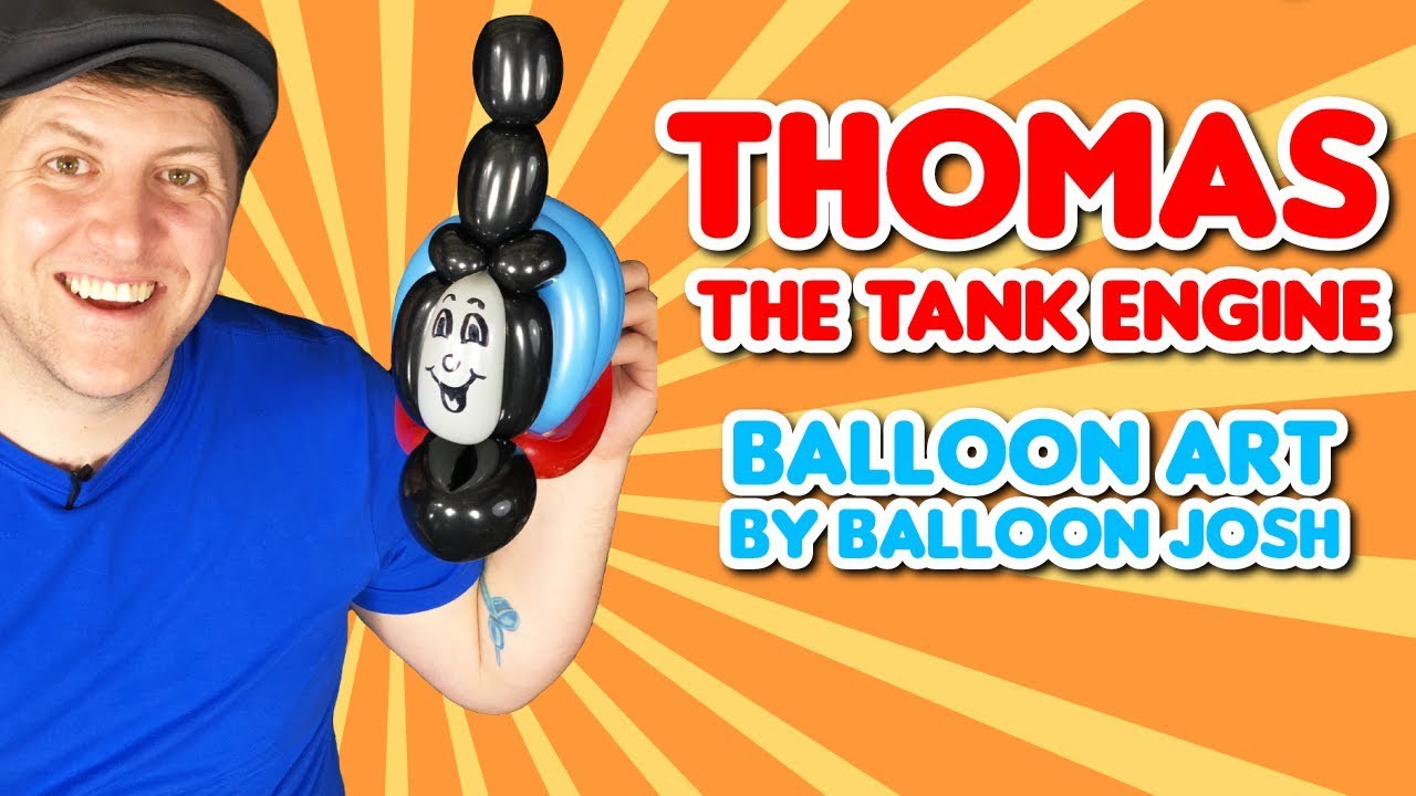 Thomas the Tank Engine Balloon Art by Balloon Josh - YouTube