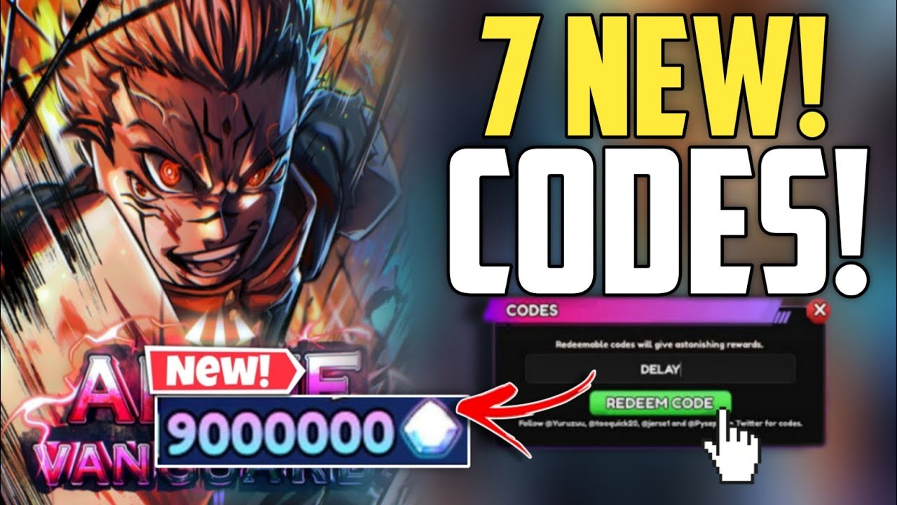 *New⚡Codes!* ANIME VANGUARDS WORKING CODES IN 2024 - ROBLOX! ANIME ...