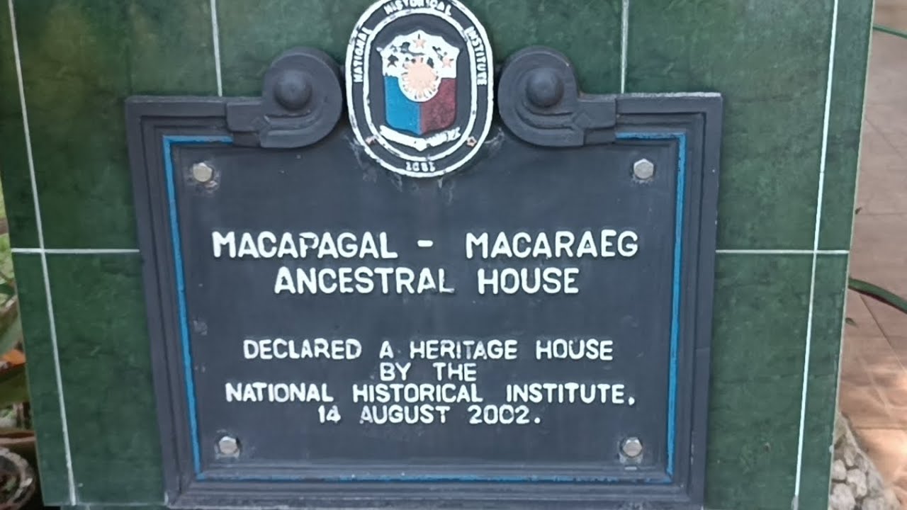 Macapagal - Macaraeg Ancestral House - YouTube