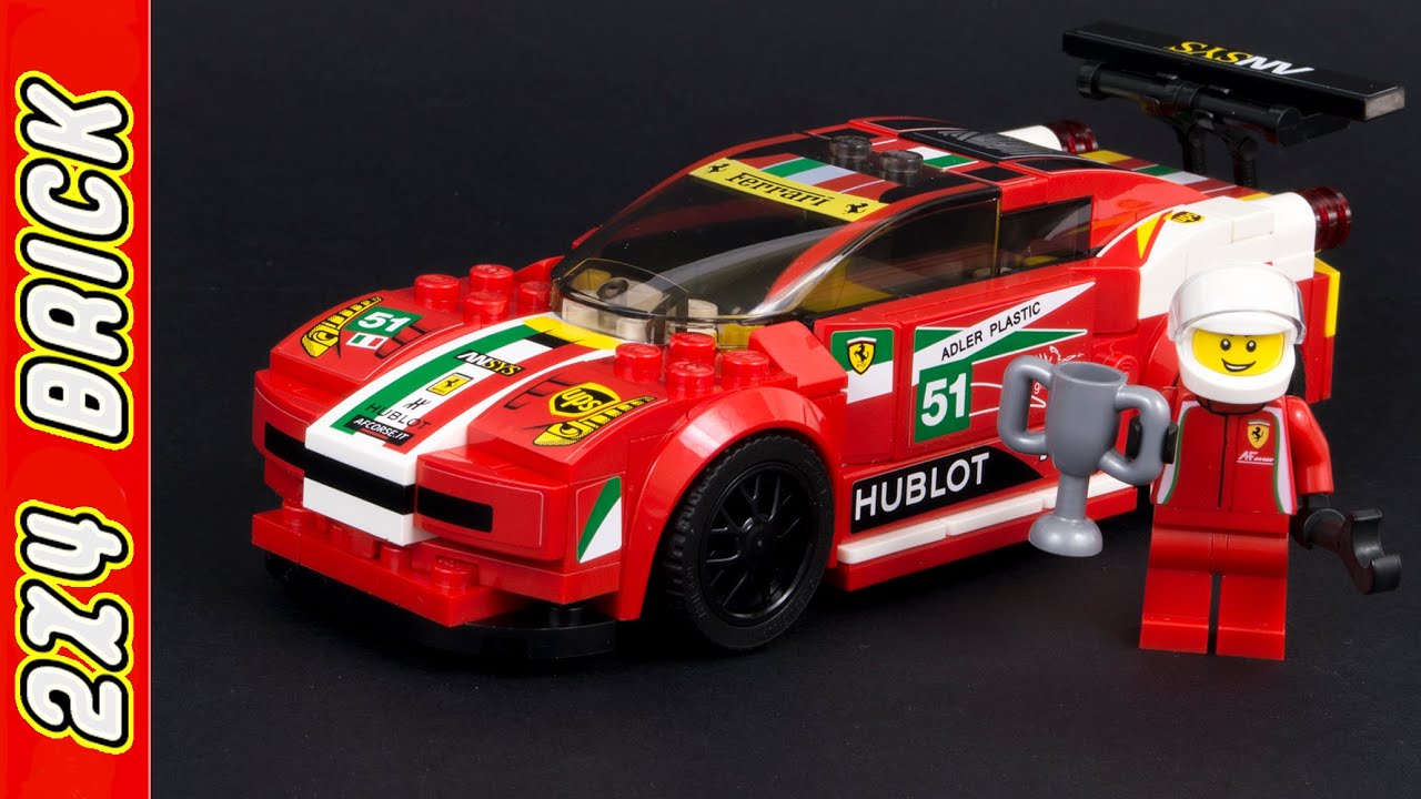 LEGO 75908 Ferrari 458 Italia GT2 Speed Champions Unboxing and Build ...
