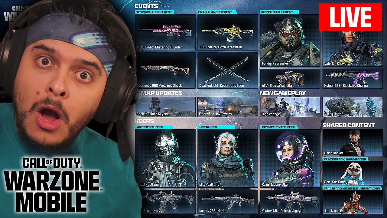 GRINDING THE NEW EVENTS in WARZONE MOBILE! 🔴MEDALCORE LIVE🔴 - YouTube