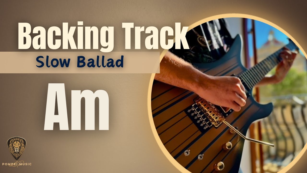Slow Ballad Backing Track in Am - YouTube