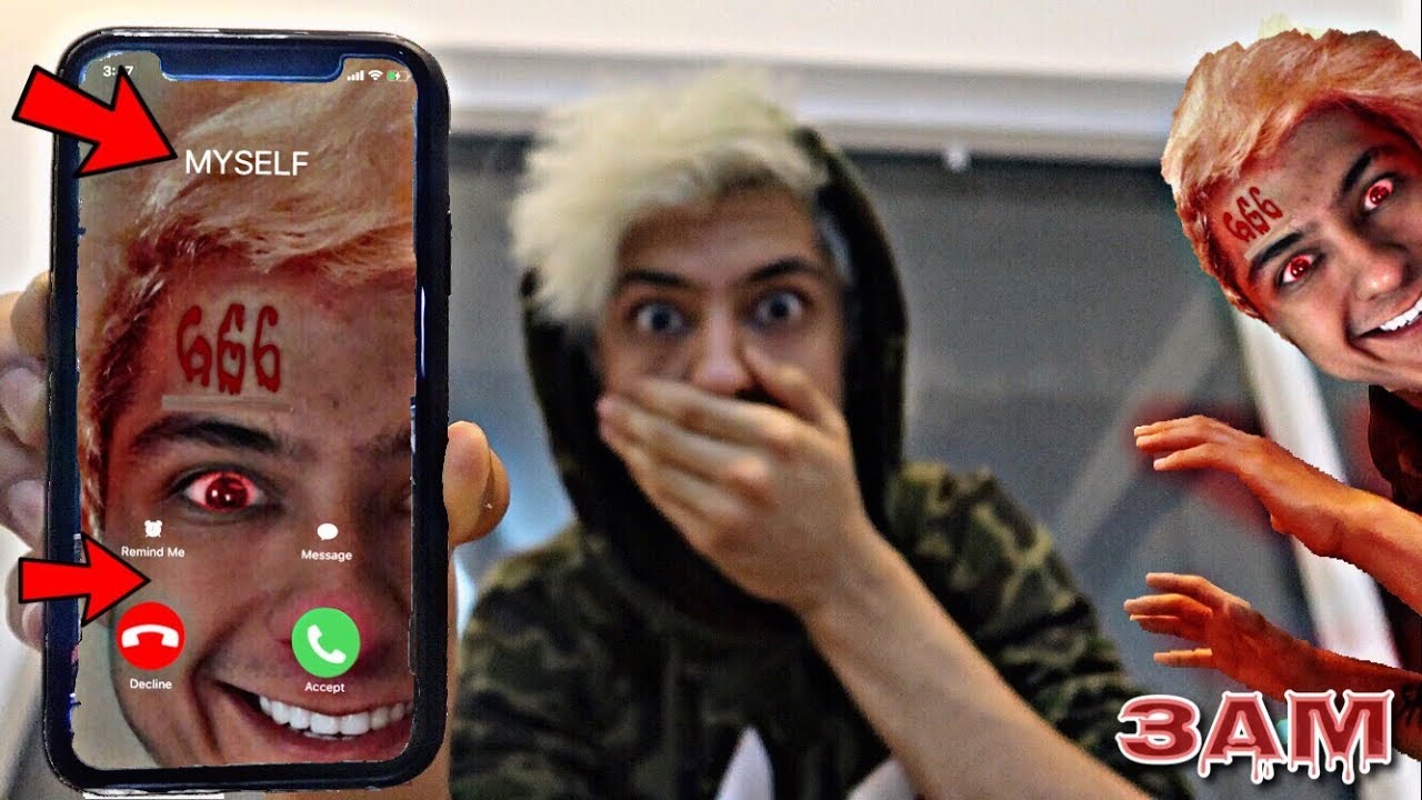 DO NOT CALL YOURSELF AT 3AM!! *OMG I ACTUALLY CAME TO MY HOUSE* - YouTube