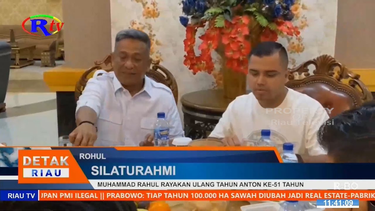MUHAMMAD RAHUL RAYAKAN ULANG TAHUN ANTON KE 51 TAHUN - YouTube