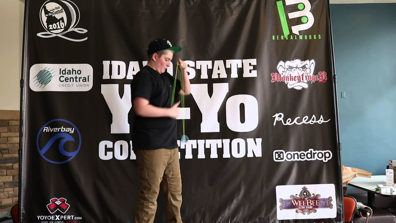 Jacob Kroll - Prelims - Idaho State Yo-yo Contest 2016 - YouTube