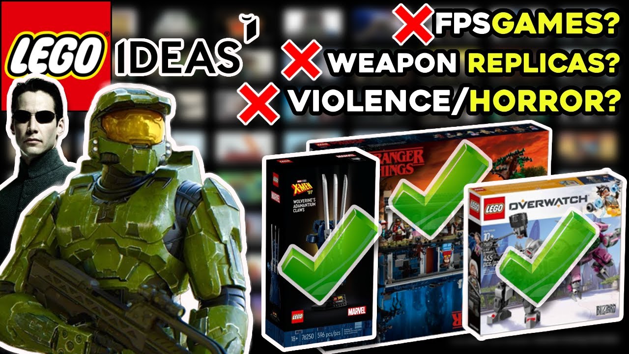 LEGO Breaking The Rules - 10 Times LEGO Broke Their Guidelines - YouTube