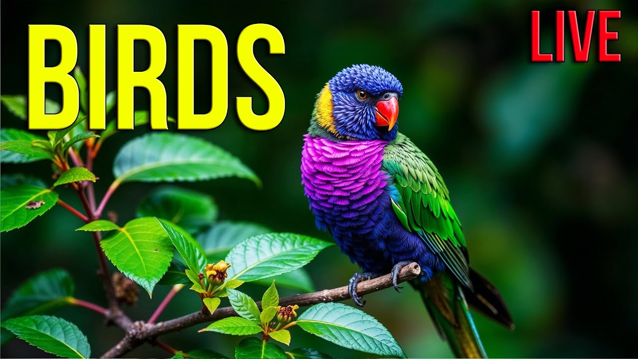 Live Forest Cam: Birds in Real-Time Harmony #live #birds #nature - YouTube