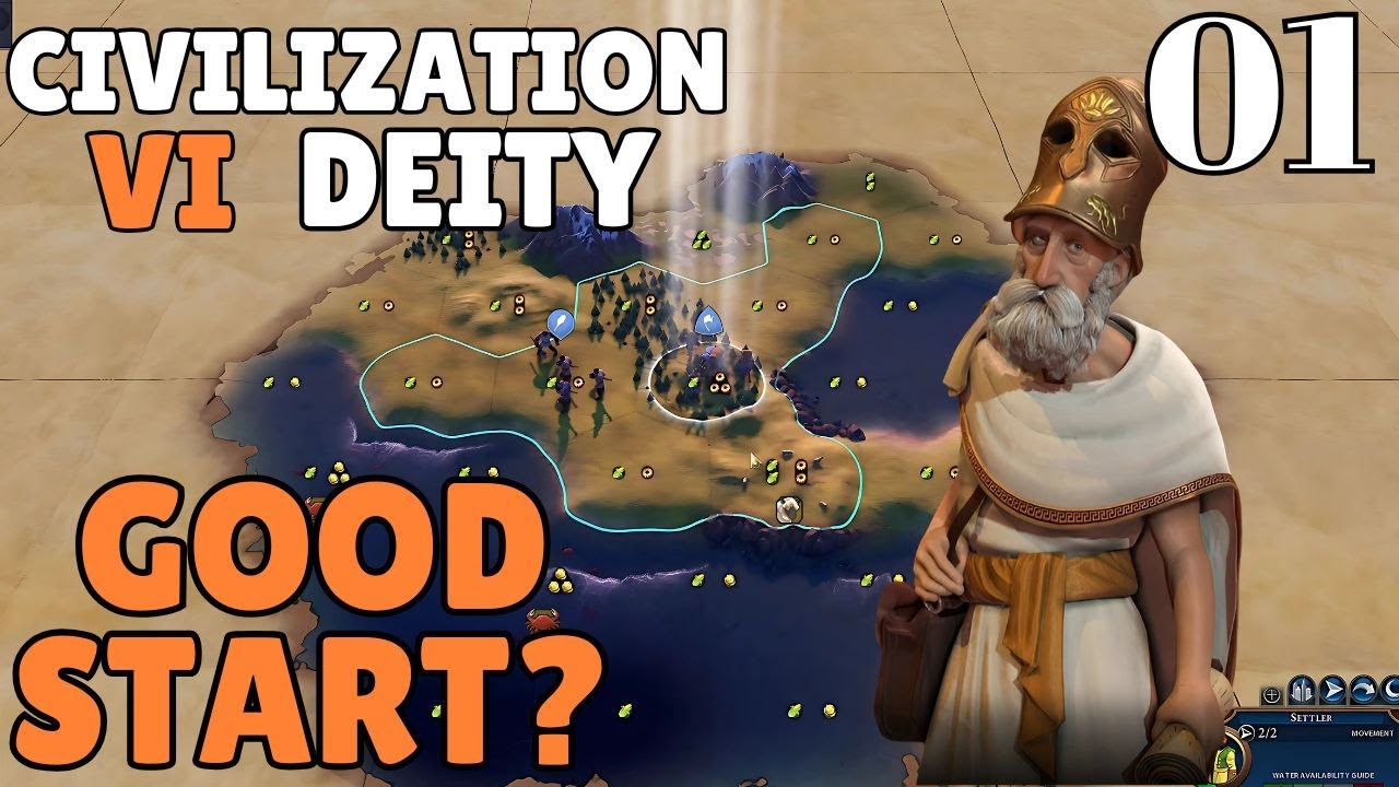 Good Start? - Civilization 6 Deity Gameplay - Pericles (Greece) - Ep.01 ...