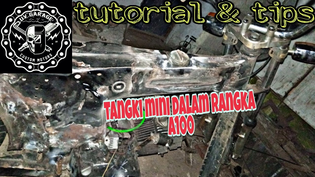 tutorial bikin tangki motor mini dax ,choppycub - YouTube