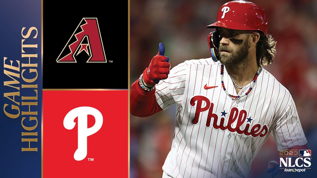 D backs Vs Phillies NLCS Game 1 Highlights 10 16 23 MLB Highlights
