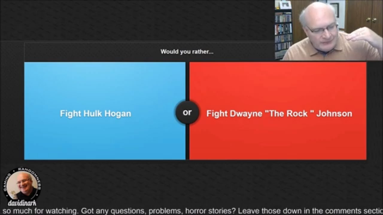 WOULD YOU RATHER? Boy or Girl? Sneezing? Hulk Hogan or The Rock? - YouTube