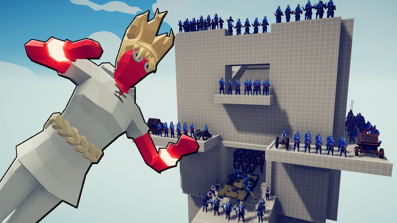 Super Peasant vs TABS MEGA FORTRESS! - Totally Accurate Battle ...