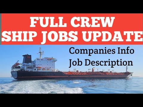 All Crew Ship Jobs Update 2026 | Merchant Navy Vacancies Alerts In 2 ...