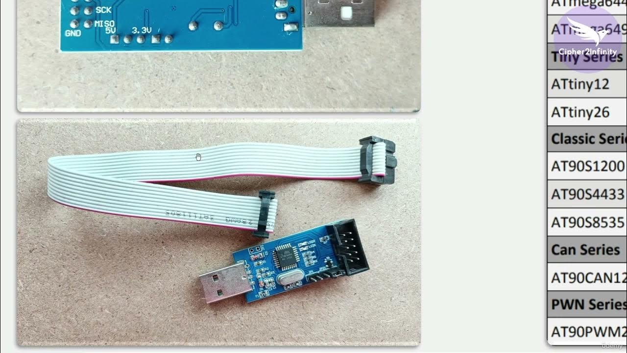 Lesson 3: Introduction to USBASP programmer - YouTube