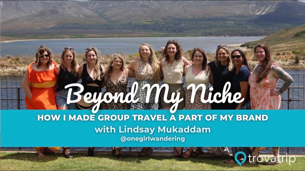 How I Made Group Travel a Part of My Brand with Lindsay Mukaddam - YouTube