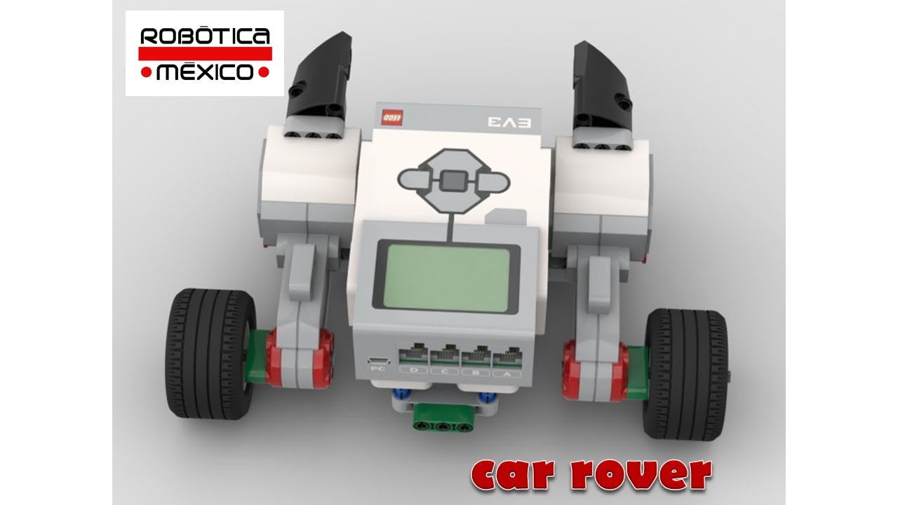 CAR ROVER con MINDSTORM EV3, construcción virtual - YouTube