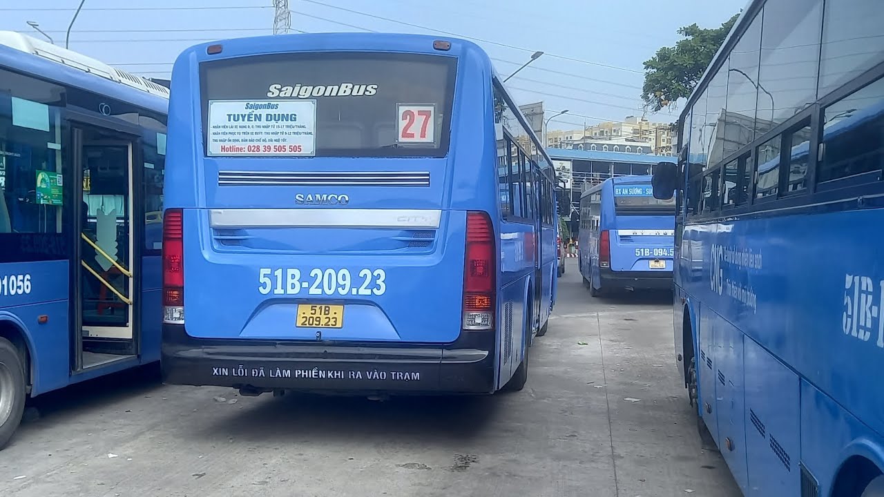 HCMC Bus - Full hành trình lượt về xe buýt 27 rời Bến xe An Sương về ...