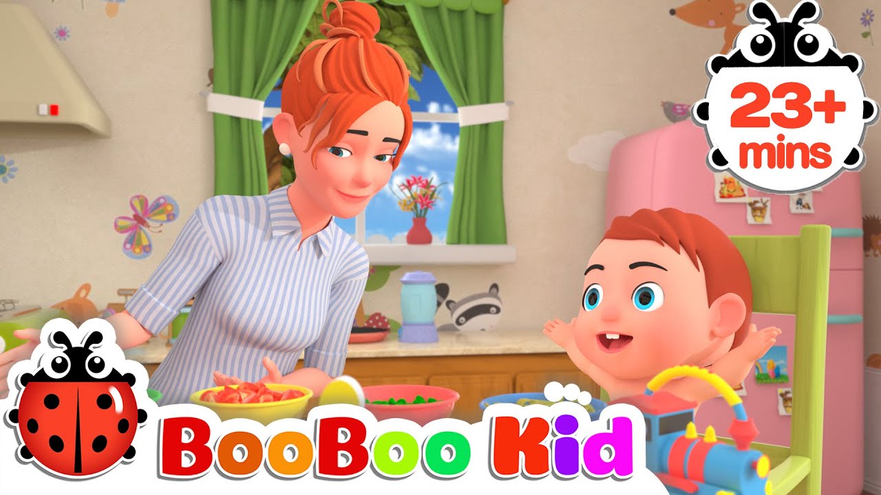 Yes yes vegetable + More Nursery Rhymes & Kids Songs | Boo Boo Kid ...