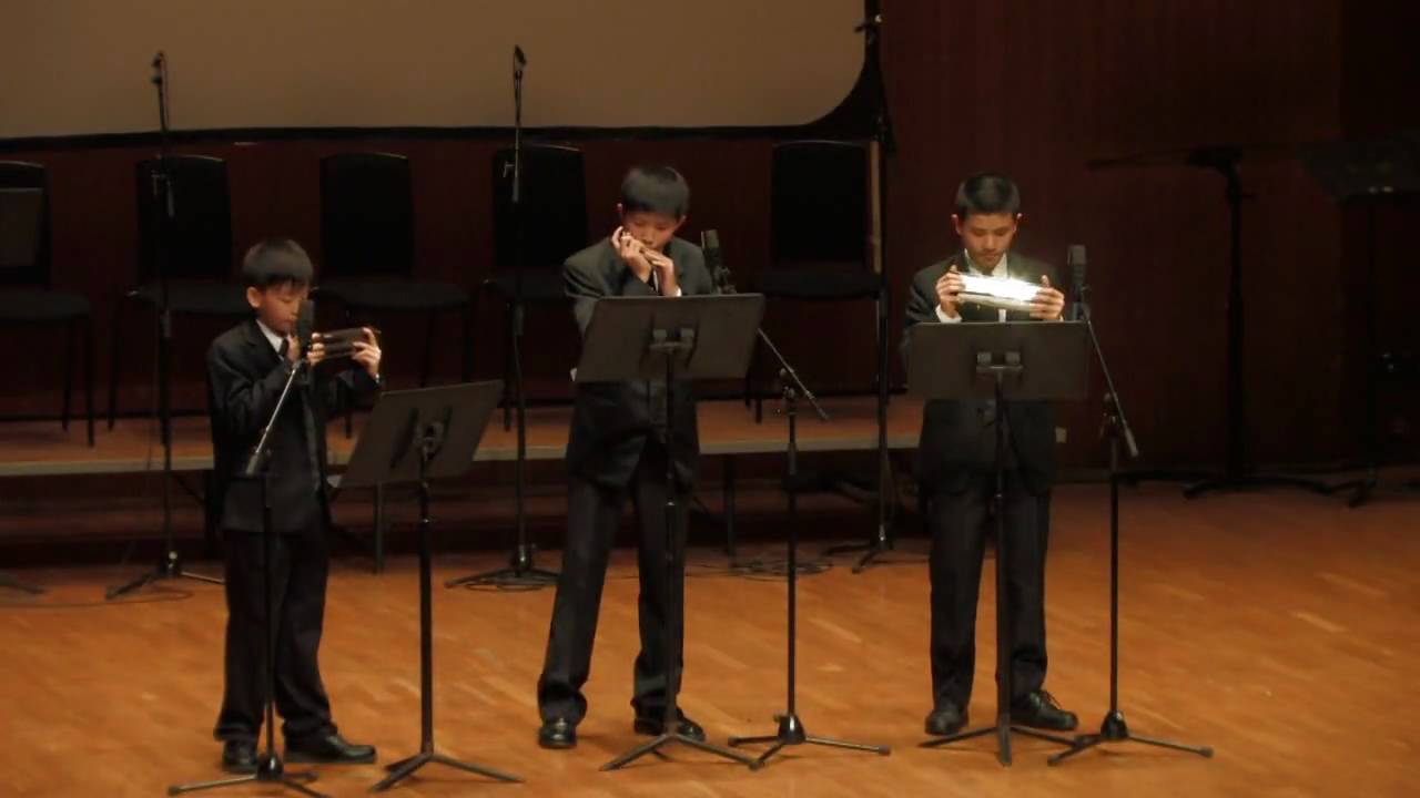 Harmonica Trio - Overture to Orpheus in the Underworld - YouTube