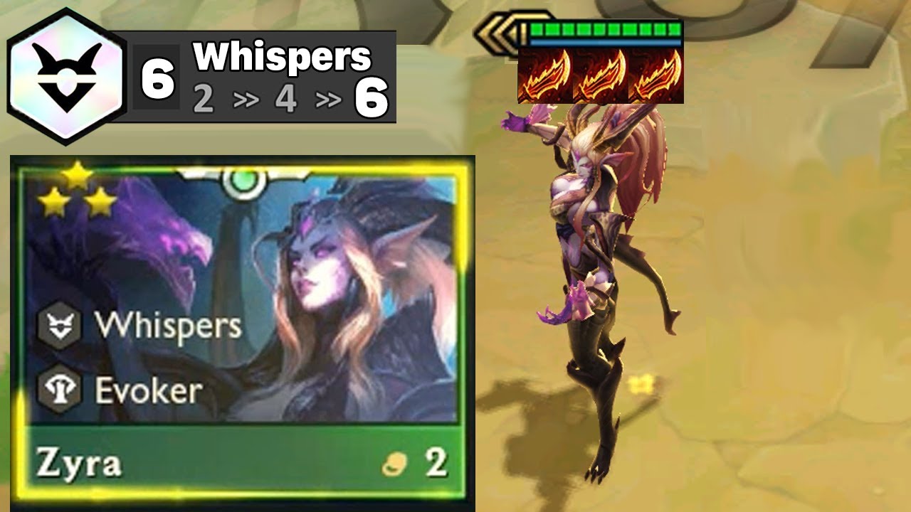 Infinite Ap with 3 Star Zyra + 3 Guinsoo's Rageblade + 6 Whispers | TFT ...