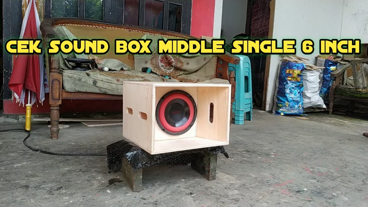 CEK SOUND BOX MIDLE SINGLE 6 INCH - YouTube