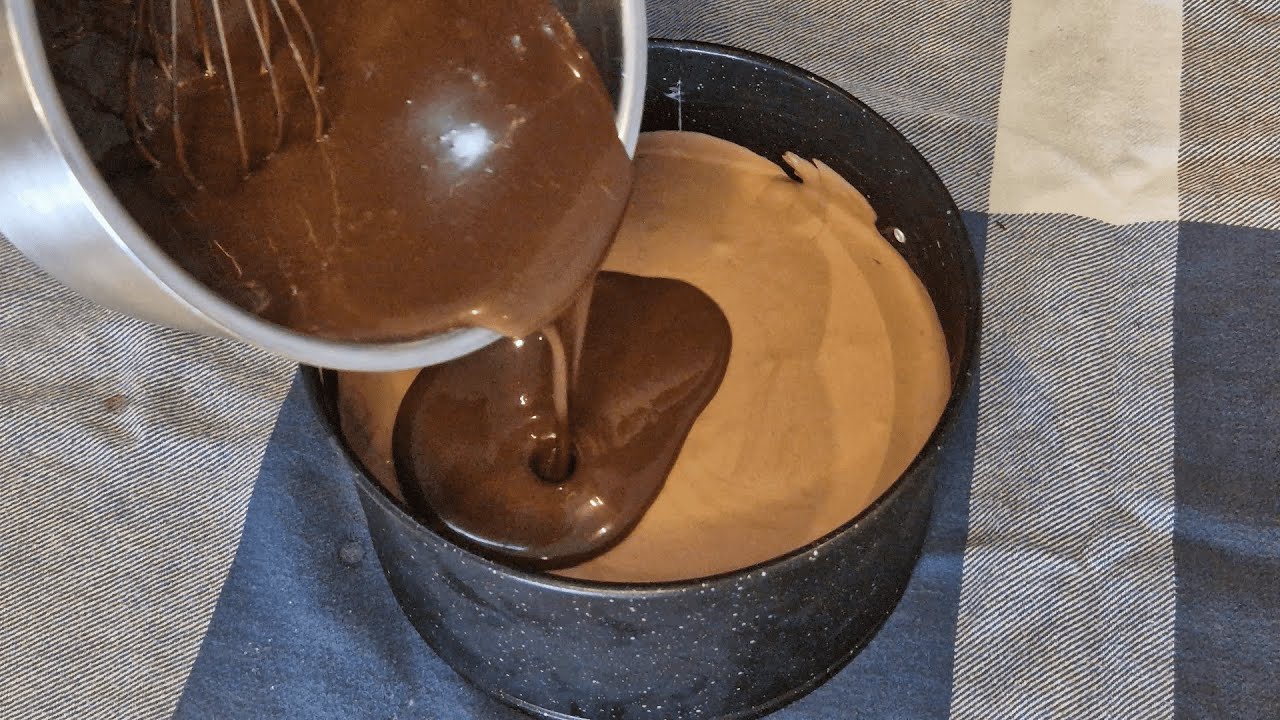 pour chocolate over the top and just wait. creamy chocolate cake - YouTube