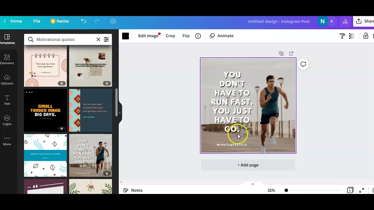 Creating an Instagram Post with Canva - YouTube