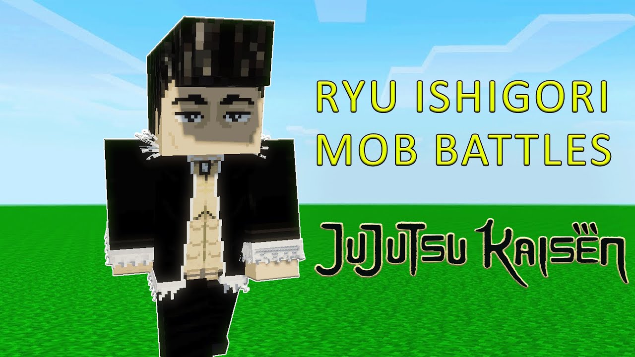 Minecraft Jujutsu Kaisen Mod - Ryu Ishigori Mob Battles - YouTube