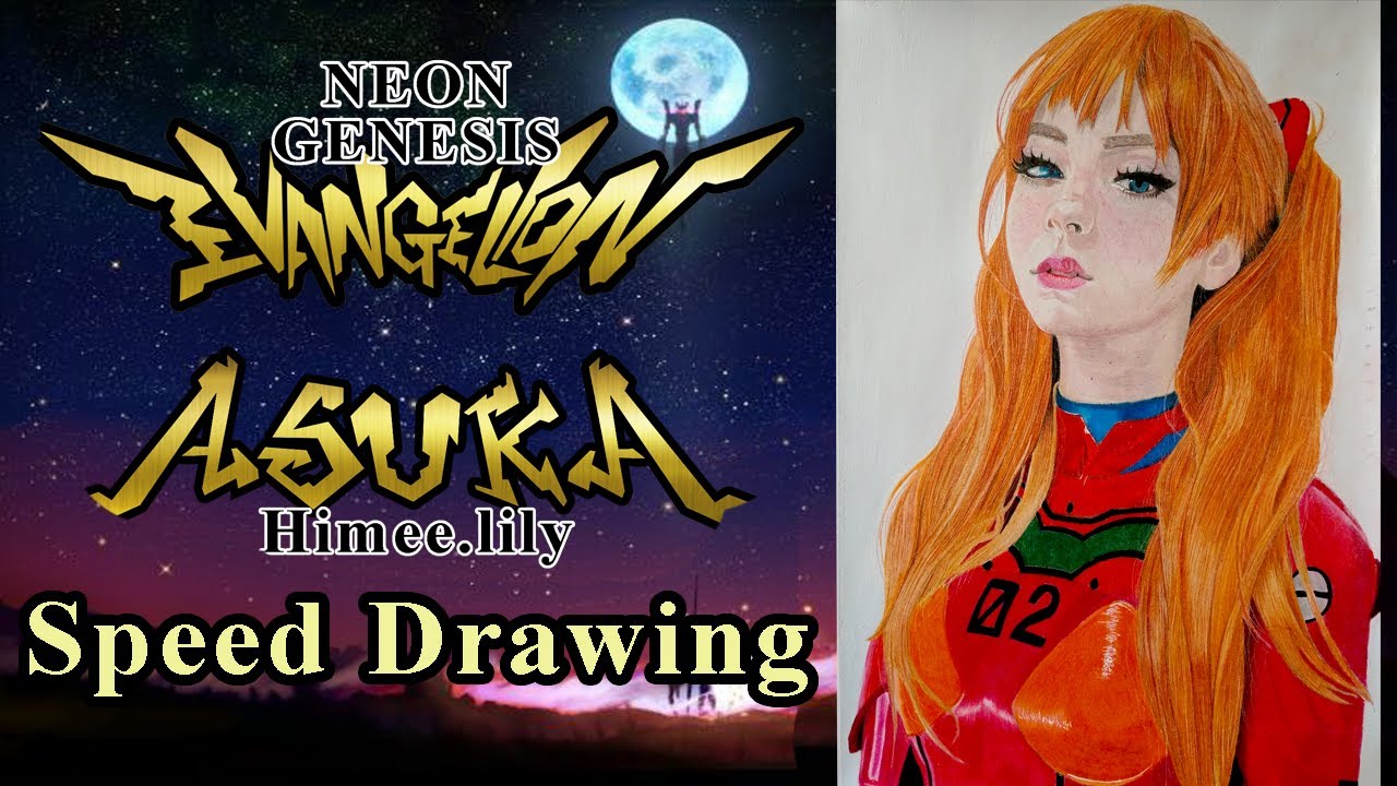 Asuka Langley (Himee.lily) - Speed Drawing - YouTube