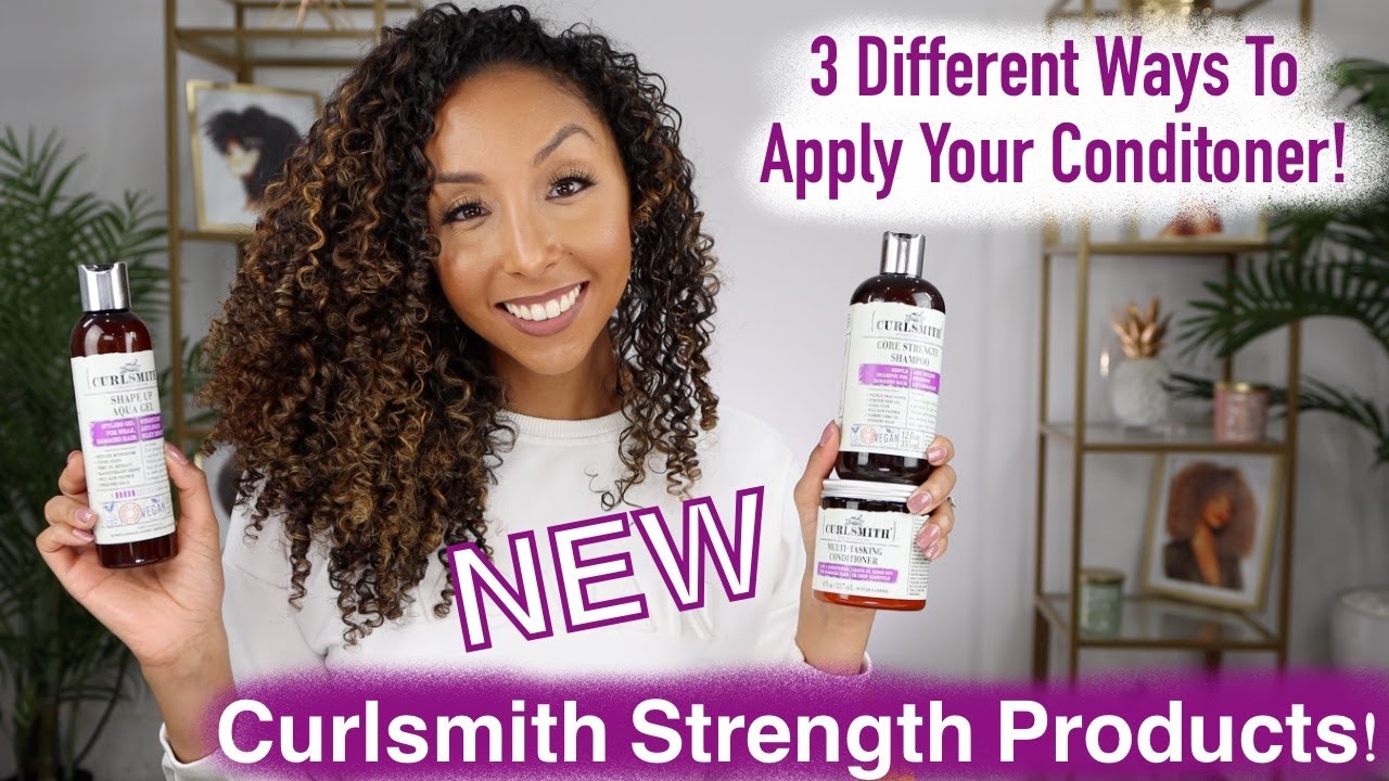 3 Different Ways To Apply Your Conditioner! New Curlsmith Strength ...