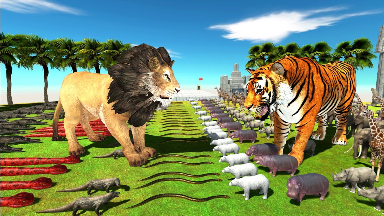 Lion King vs Tiger - Who is the king of the jungle? - Animal Revolt ...