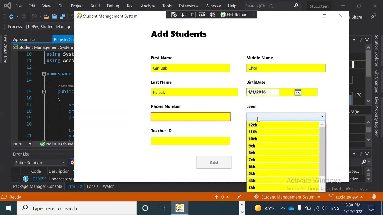MTP Student Management Software introduction - YouTube