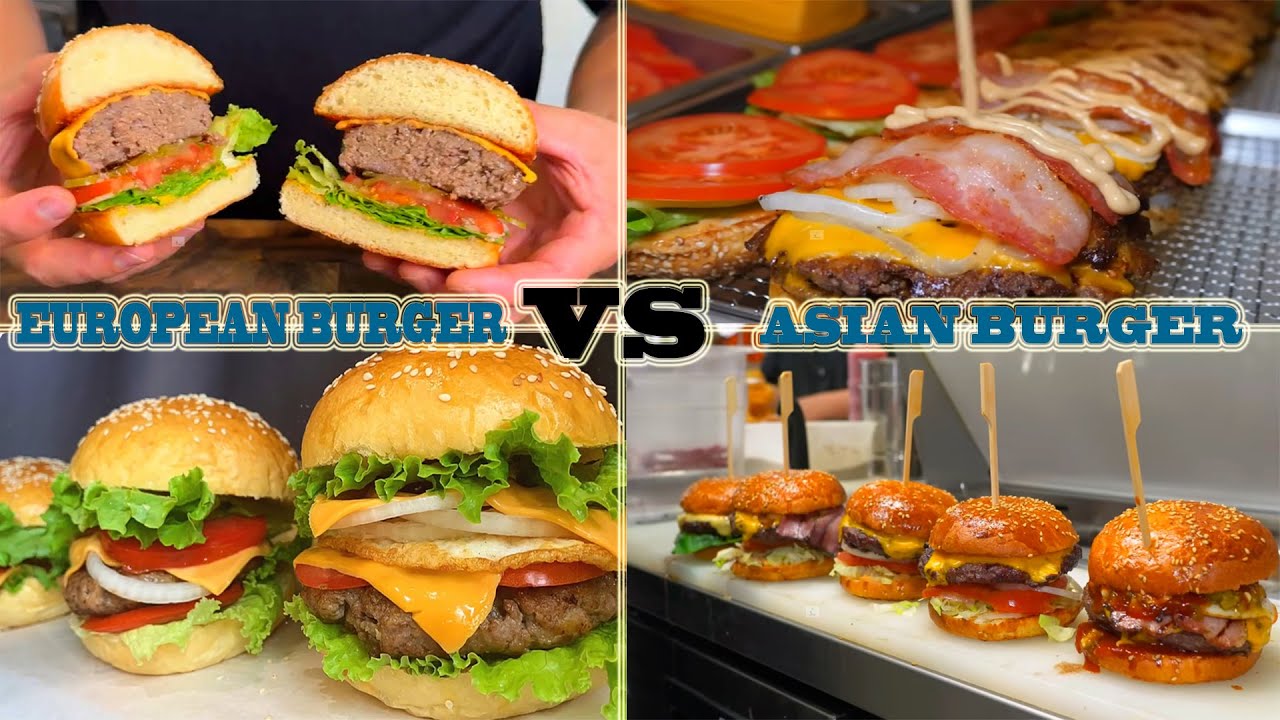 Unique Homemade Burgers! European Burgers and Asian Burgers | Street ...