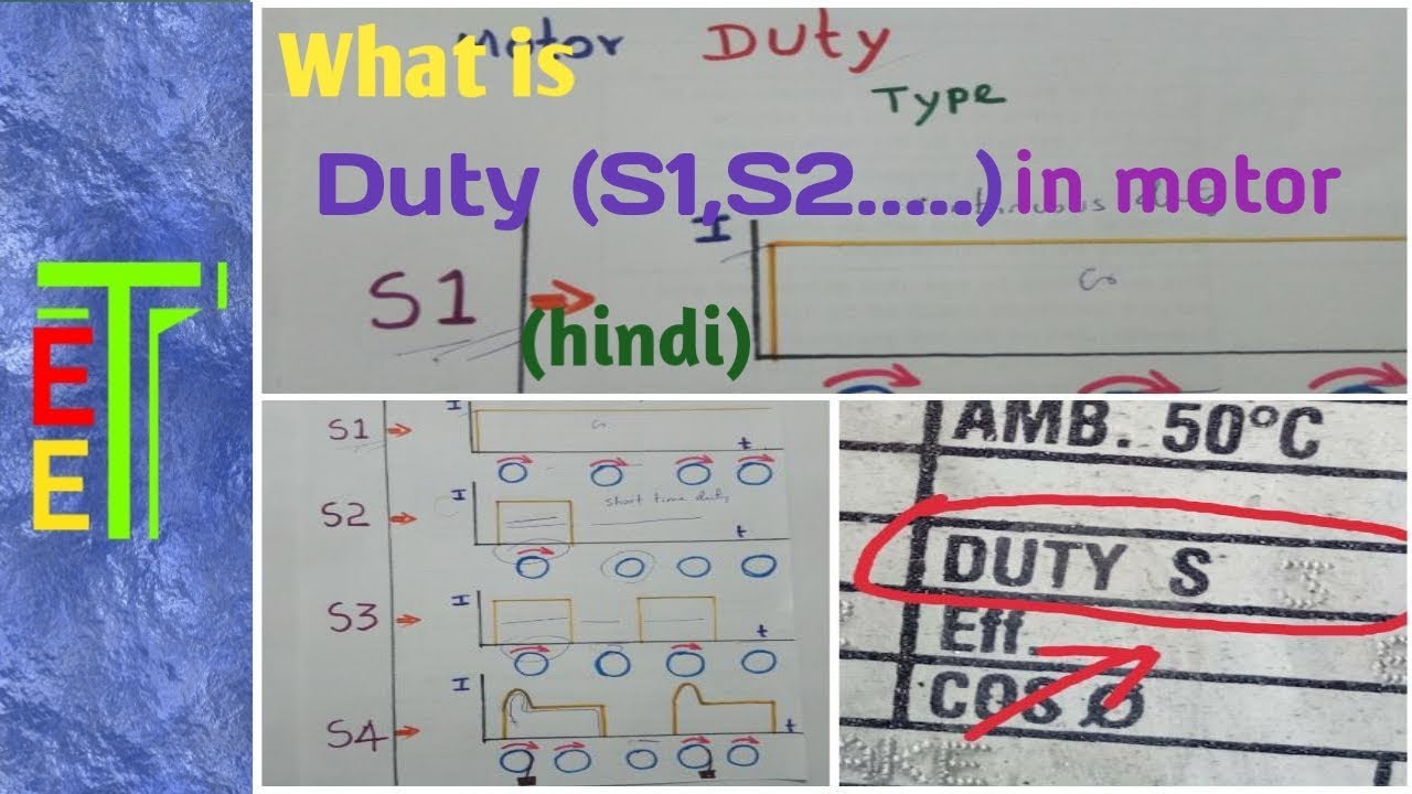 Motor Duty S1,S2 .... - YouTube