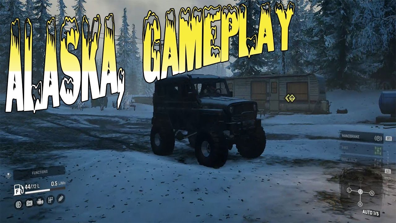 Alaska Gameplay PS4 ~ SnowRunner ~ First Two Missions - YouTube