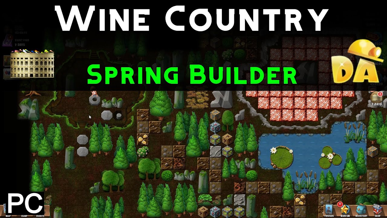 Wine Country | Spring Builder (PC) | Diggy's Adventure - YouTube