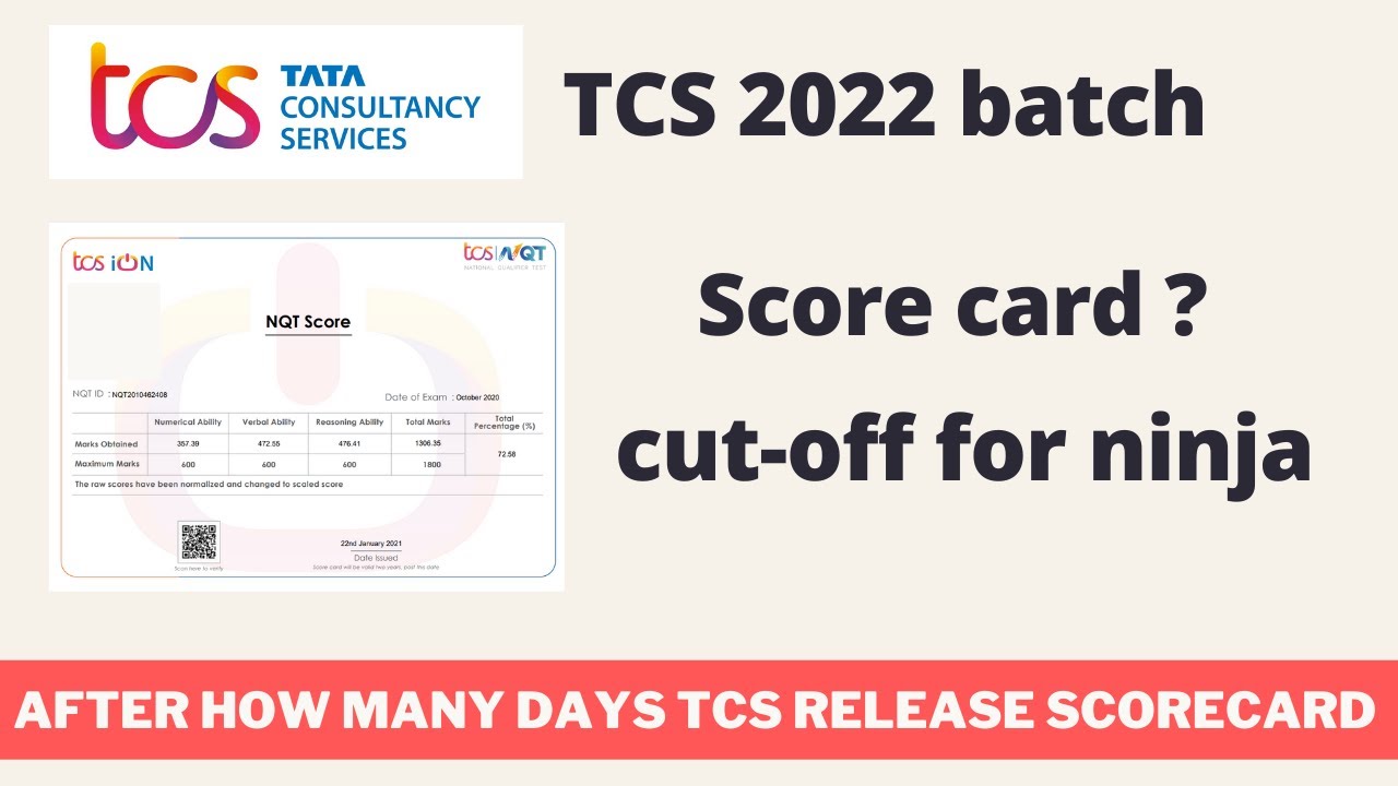 After How Many TCS Send Score Card | #tcs #tcsnqt #scorecard - YouTube